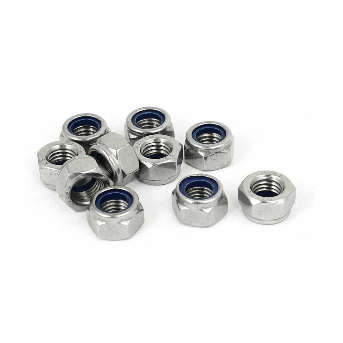 M12 1 75mm Metric Hex Lock Nuts Nylon Insert Stainless Steel 18 8 A 2 m12-1-75mm-metric-hex-lock-nuts-nylon-insert-stainless-steel-18-8-a-2