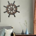 Baoblaze Boat Rudder Wall Art Decor,Decorative Nautical Wheel Prop ...