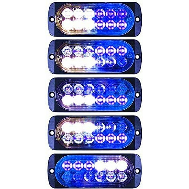 LINLIN 4 Pack 12LED Emergenty Warning Lights,LED Safety Emergency ...
