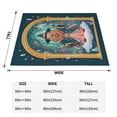 Capybara Blanket, Wizard Capybara Magic Forest Art For Couch Sofa Bed ...
