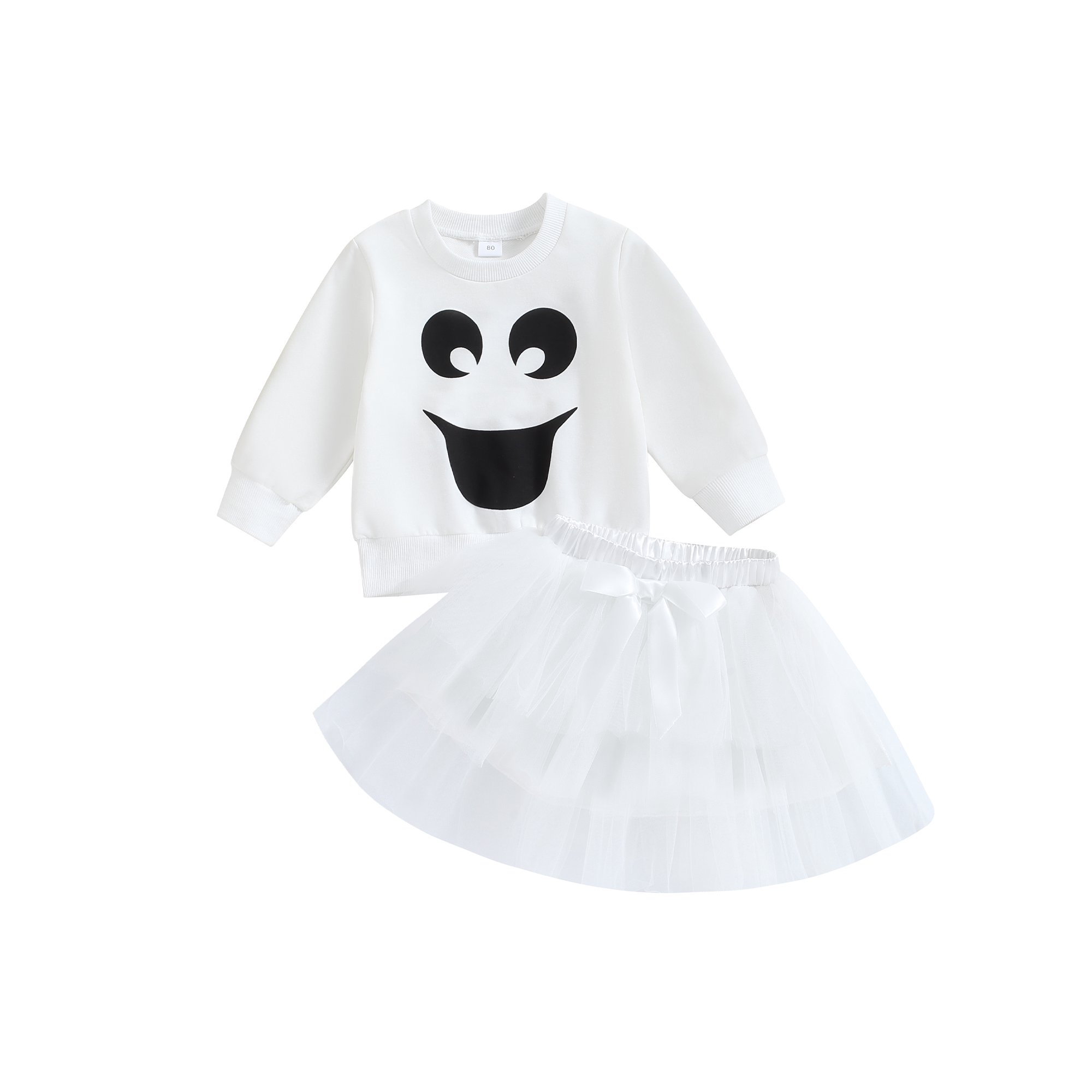Click here for Xiaxaixu Toddler Girl 2 Piece Outfit Halloween Gho... prices