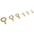 150pcs Assorted Brass Ring Connectors for M3 M5 M6 M8 M10 Crimp Cable ...