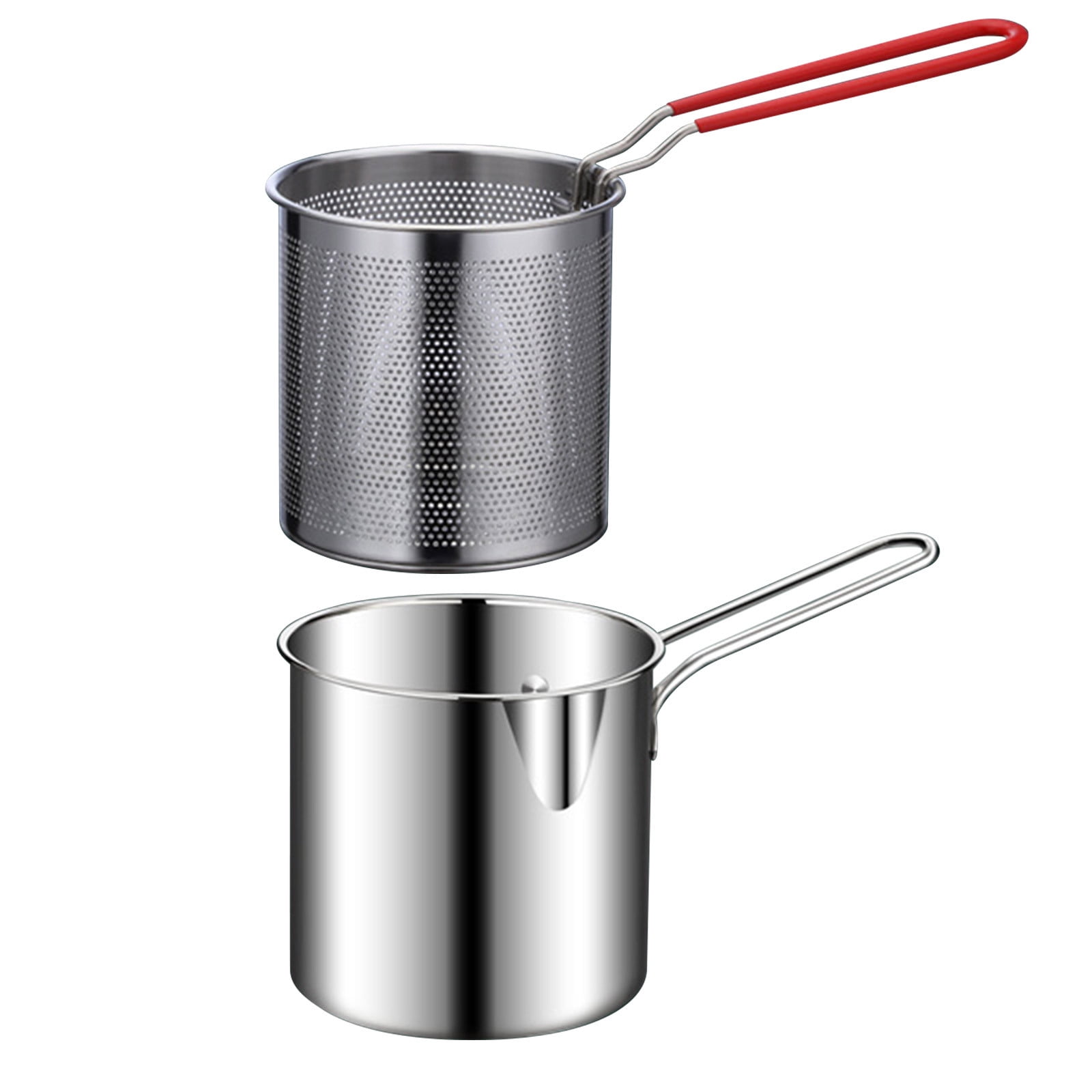 Click here for Unbranded Mini Stainless Steel Fryer Pot With Stra... prices