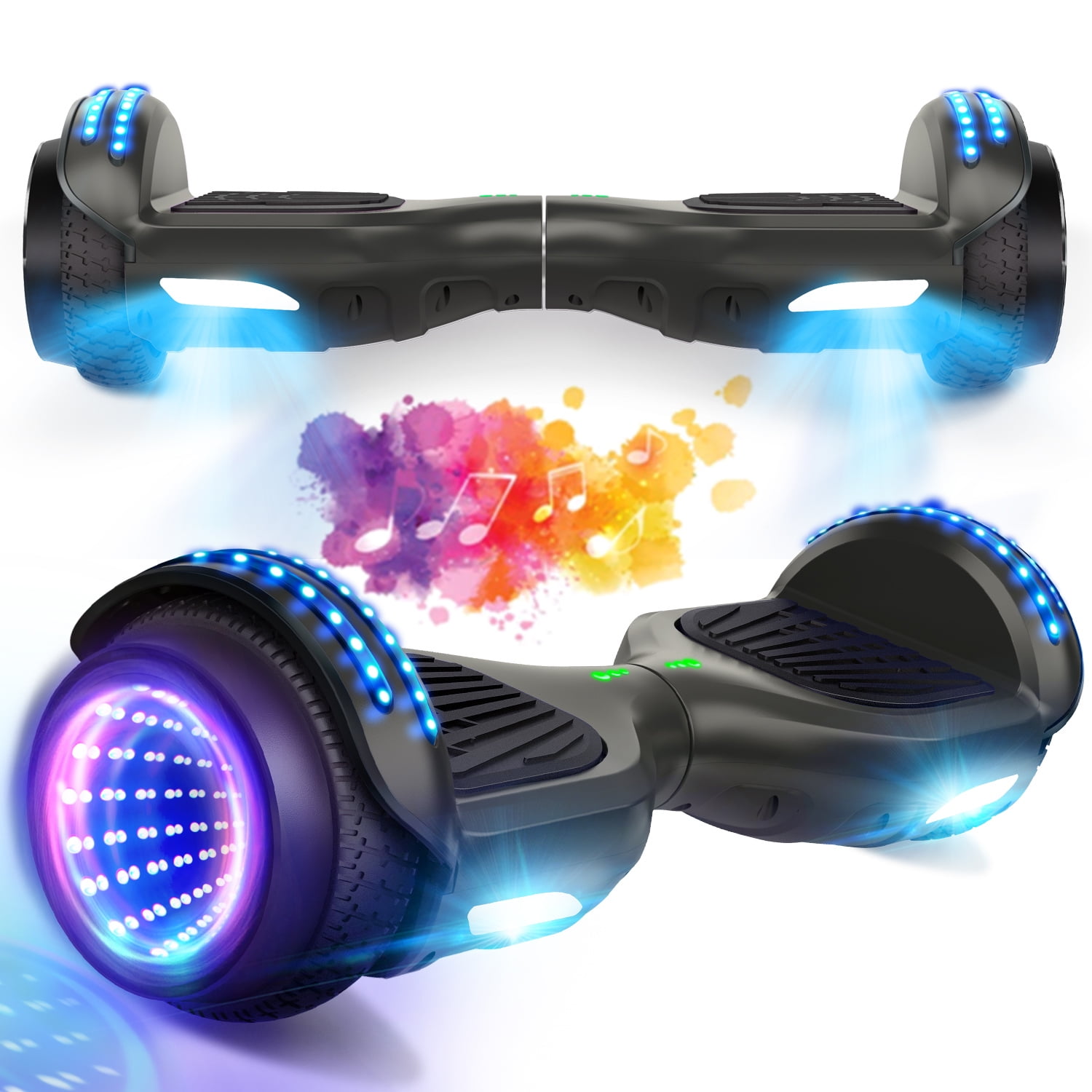 CBD Hoverboard for Kids and Adults, 6.5" Flash Wheel Hoverboard with ...