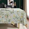 Rectangle Waterproof Tablecloth, Oil and Spill Proof Vinyl Table Cover ...