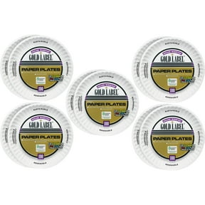 AJM Packaging Green Label Economy Paper Plates 6" Diameter Plate ...