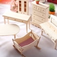 HOMEMAXS Mini House Cradle Toy Set for Decor Made of Cloth and ...