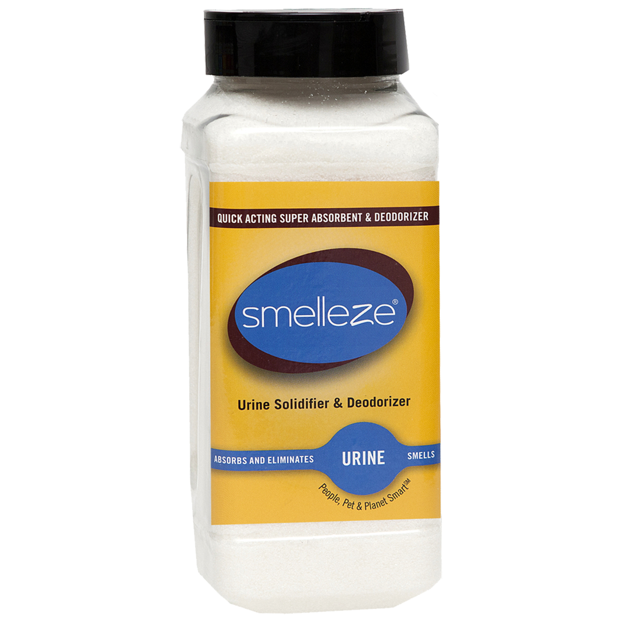 SMELLEZE Urine Absorber, Solidifier & Deodorizer: 2 lb. Granules for ...