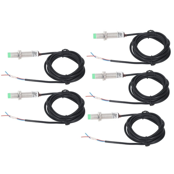 Interruptor de proximidad inductivo, 5 piezas M12 Interruptor de ...