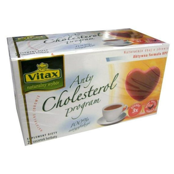 Vitax Anti-Cholesterol Program Tea, 40g - Walmart.com