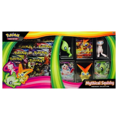 Pokemon Mythical Squishy Premium Collection Trading Card Game | Walmart ...