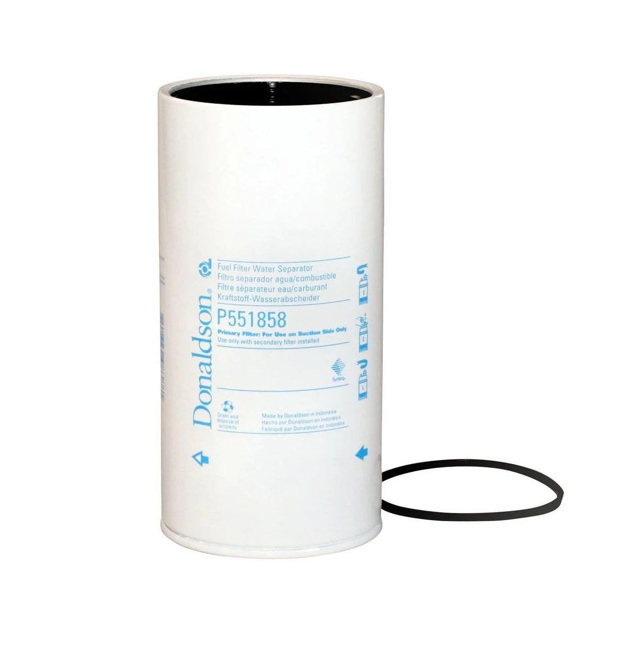 P551858 Donaldson Fuel Filter, Water Separator Spin-On - Walmart.com
