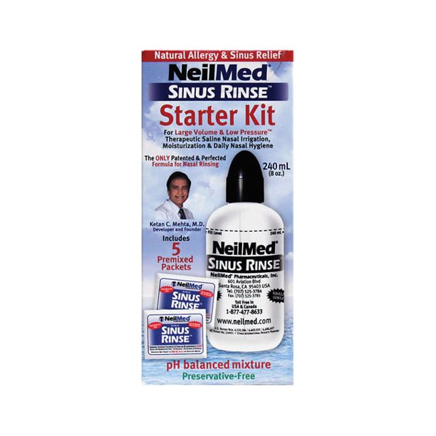 NeilMed Sinus Rinse Starter Kit 1 Each - Walmart.com