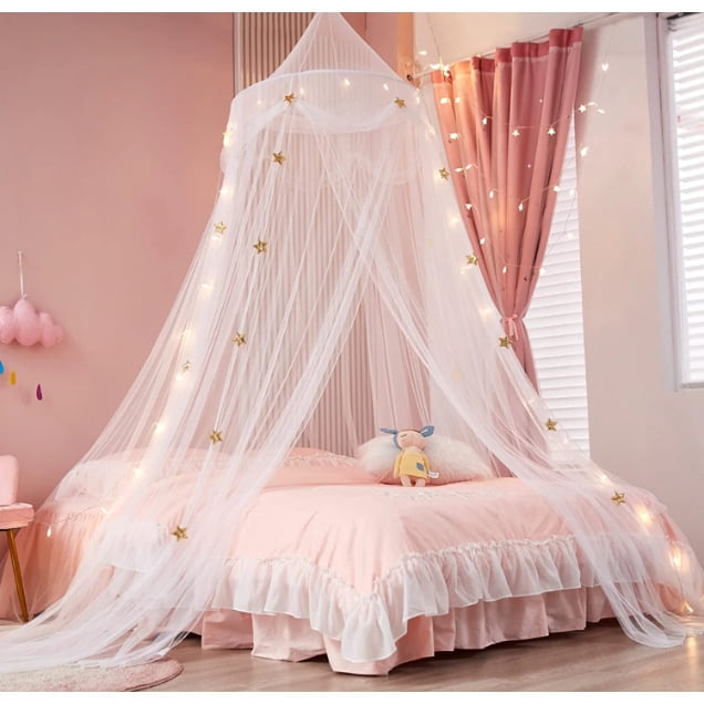 Mosquito net installation-free Princess mosquito net double large dome ...