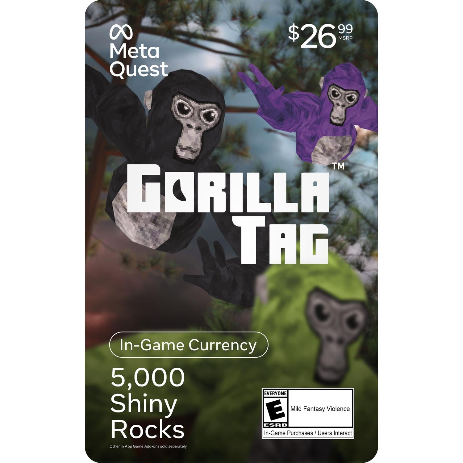 Click here for Gorilla Tag: 5000 Shiny Rocks $26.99 Meta Quest Gi... prices