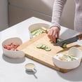 ABPETE Food Prep Bowls,Cutting Board Side Dish Trays, Convenient ...
