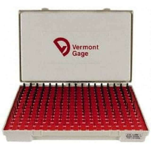 Vermont Gage 240 Piece, 0.011-0.25" Diameter Plug and Pin Gage Set Plus ...