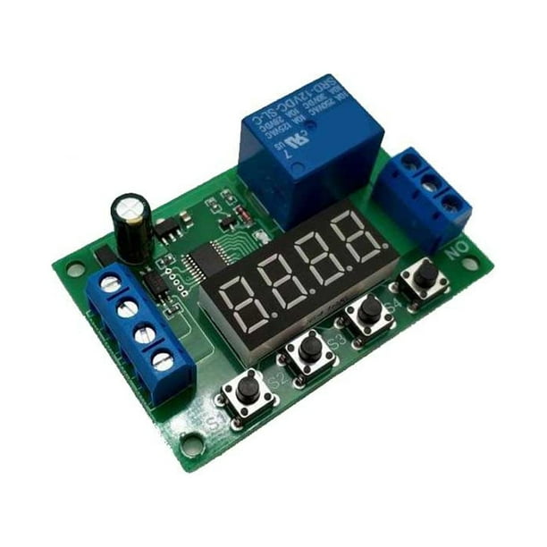 Bewildely Módulo de relé de tiempo PCB, portátil, profesional ...