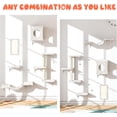 Cat Wall Shelves Set, 5 Pcs Wall-Mounted Cat Climber with Cat House ...