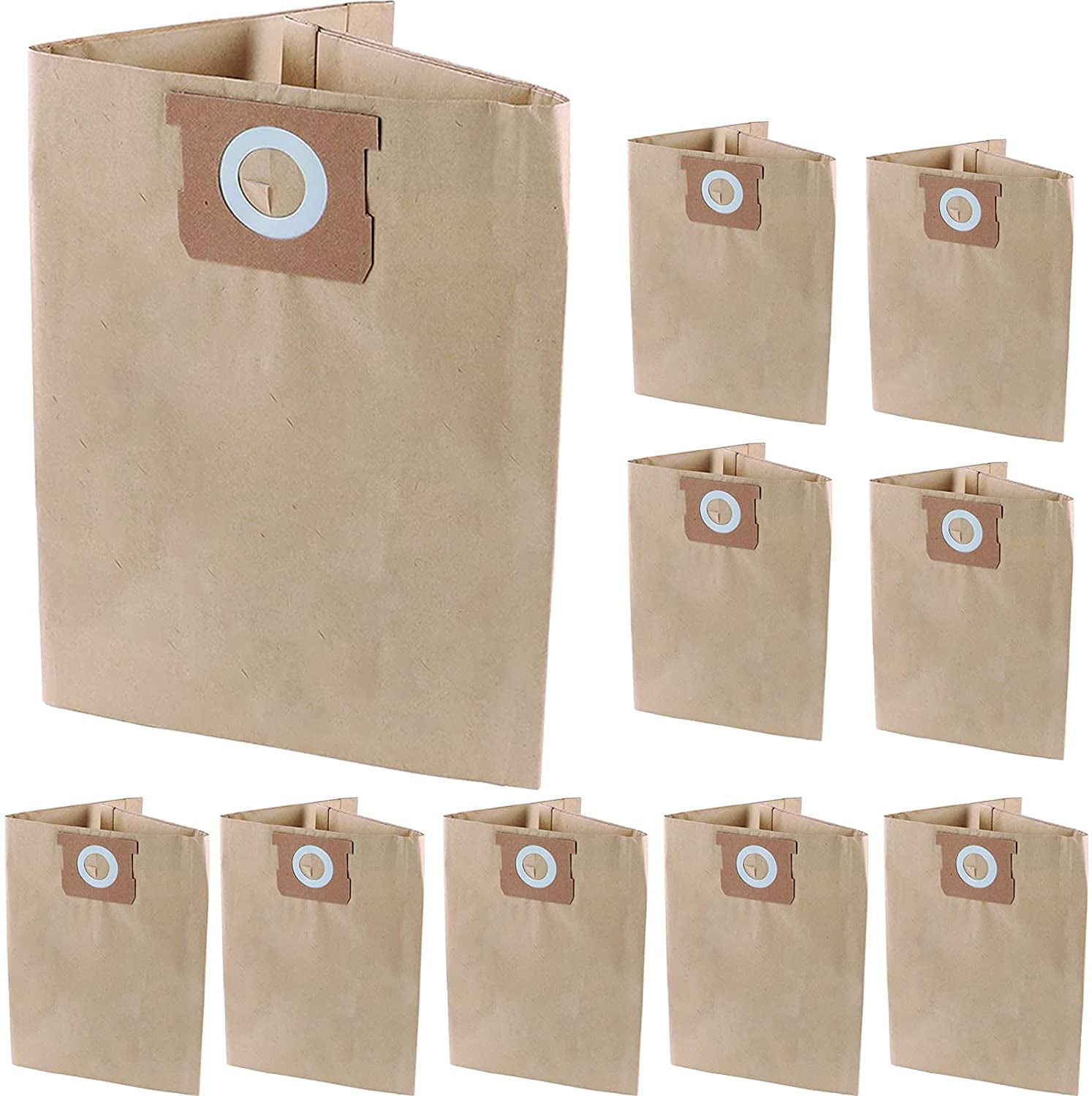 10 PCs Vacuum Filter Bags For DEWALT DXVA19-4101 Wet/Dry Vacuums 6 to ...