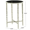 DecMode Silver Aluminum Accent Table - Modern Style - Walmart.com