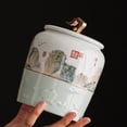 VVintage Tea Canister Ceramic Sealed Storage Canister Home Tea ...