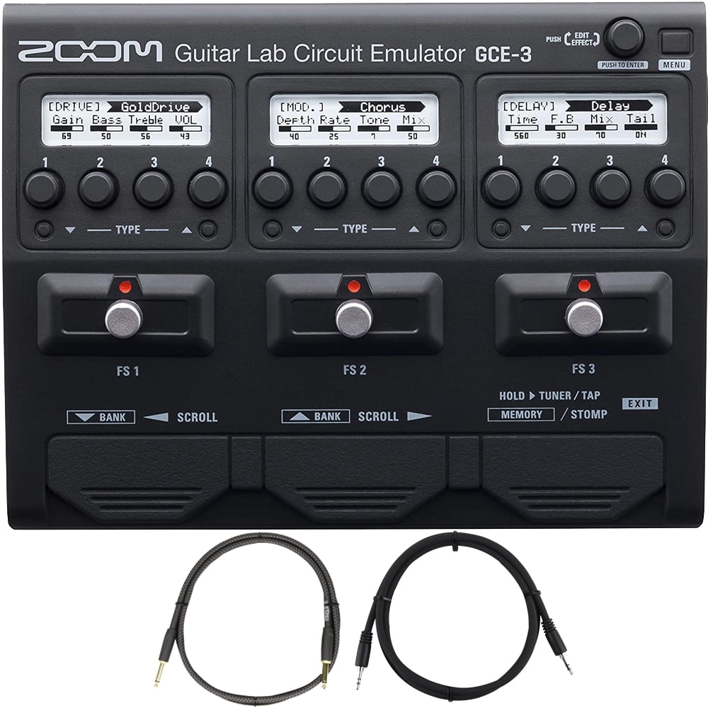 Zoom GCE-3 Guitar Lab Circuit Emulator, Compact USB Audio Interface for ...