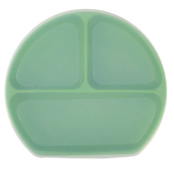 Suction Plates for Baby, Divided Silicone Dish for Weaning Babies ...