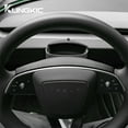 Car Steering Wheel Matte Strips for Model 3 Carbon Fiber Sticker ABS ...