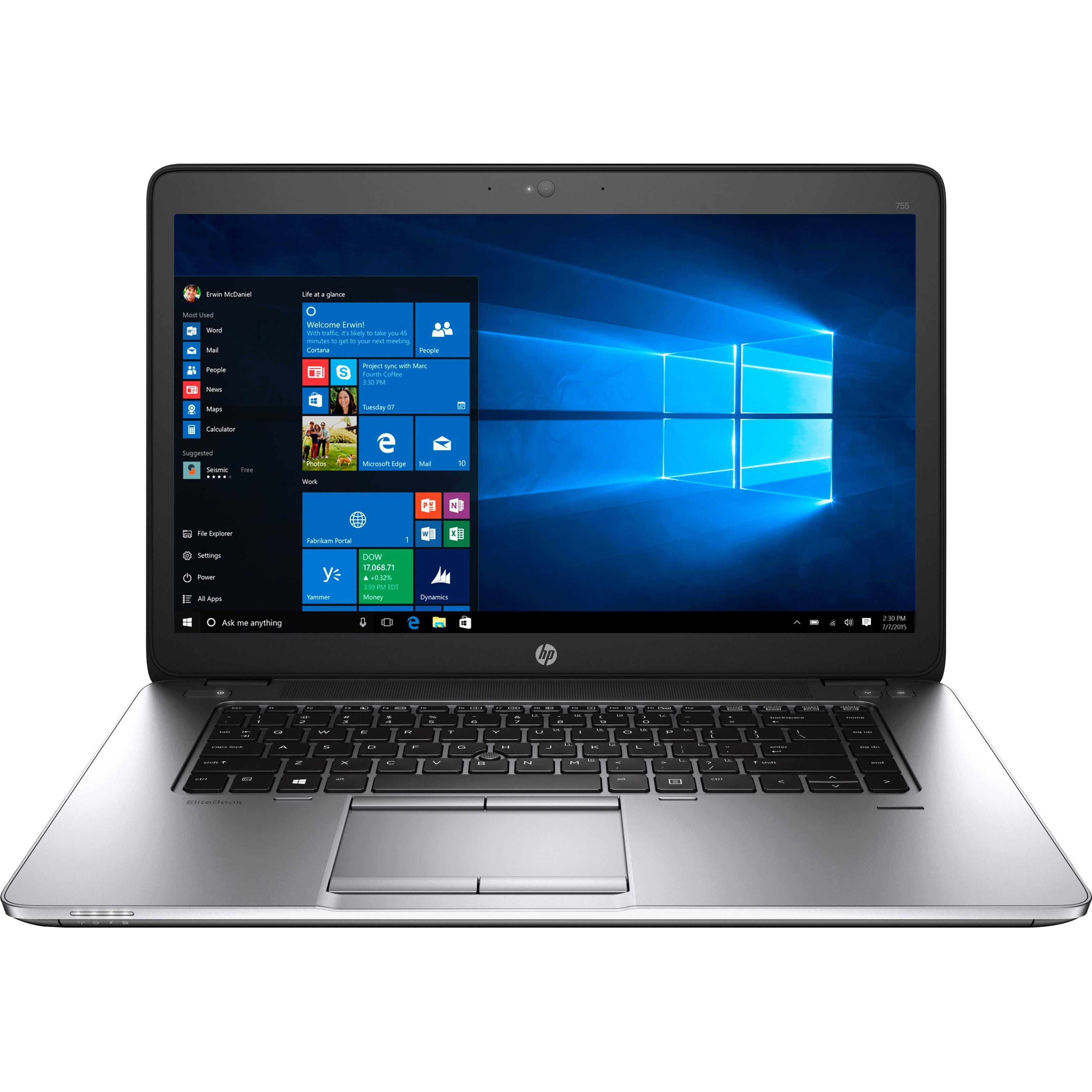 HP EliteBook 15 6 Full HD Touchscreen Laptop AMD A Series A12 8800B HP EliteBook 15 6 Full HD Touchscreen Laptop AMD A Series A12 8800B