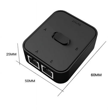 Gigabit Ethernet Switch RJ45 Splitter 1000Mbps LAN Extension Adapter ...