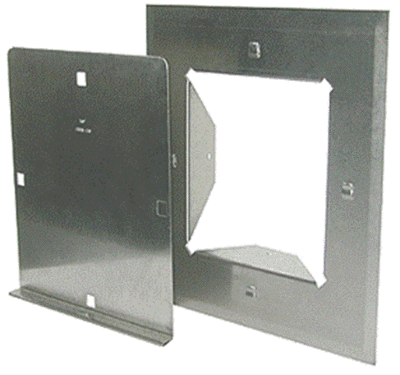 8 x 8 Fireplace Clean Out Door Stainless Steel - Walmart.com