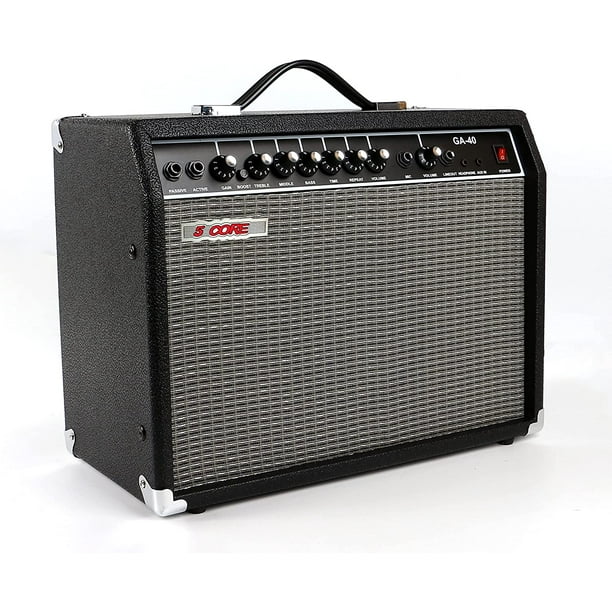 Electric Guitar Bass Amp 40 Watt Amplifier Built in Speaker 2 Input ...
