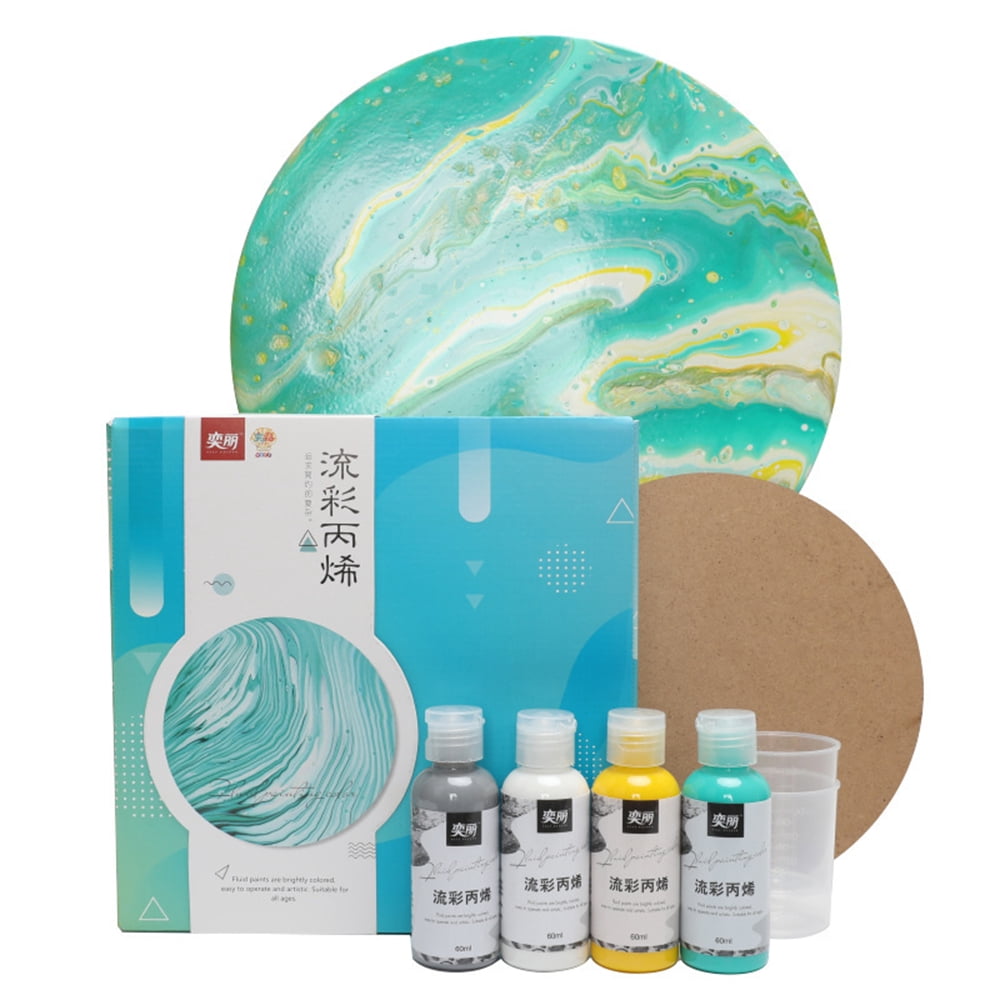 Juego de pintura para tela de 4 colores 60 ml cada botella textil ...