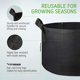 VIVOSUN 5-Pack 2 Gallon Grow Bag, Fabric Pot with Handles for Vegtables ...