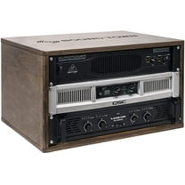 Sound Town DIY 8U Studio Rack with Furniture Grade Walnut Laminate ...