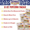 Movie Theater Style 40-Count OIF8 Popcorn Packs - Pre-Measured 8-Ounce ...