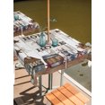 54x54 Square Tablecloth, Farmhouse Outdoor Tablecloth with Umbrella ...