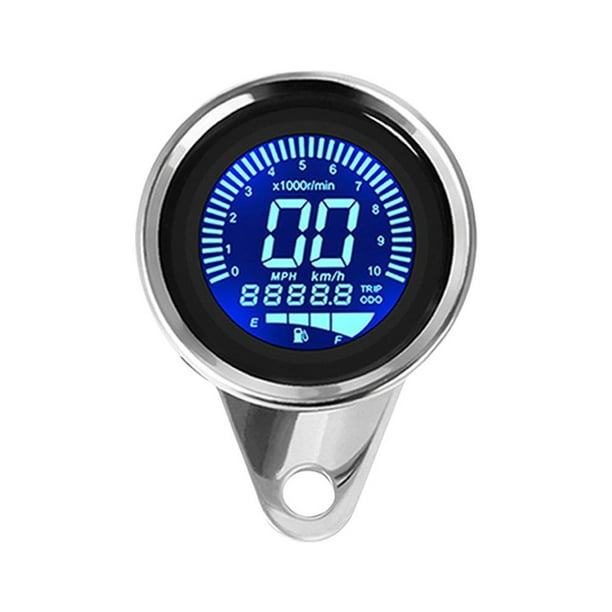 CAIROYAR Medidor de voltaje electrónico digital universal con LED azul ...