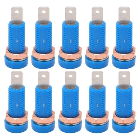 Binding Posts, 4mm 10pcs Banana Jack Connector Panel High Strength ...