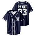 Liam Payne 1993-2024 Memorial rapper Payne 93 Merch Baseball Jersey Men ...