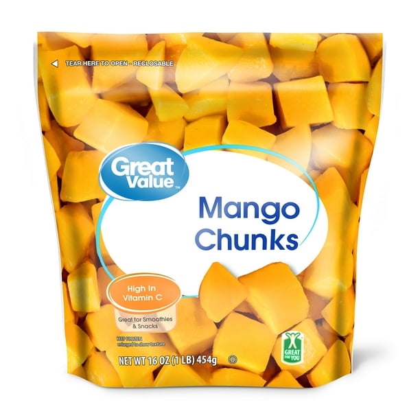 Great Value Mango Chunks, Frozen, 16 oz - Walmart.com