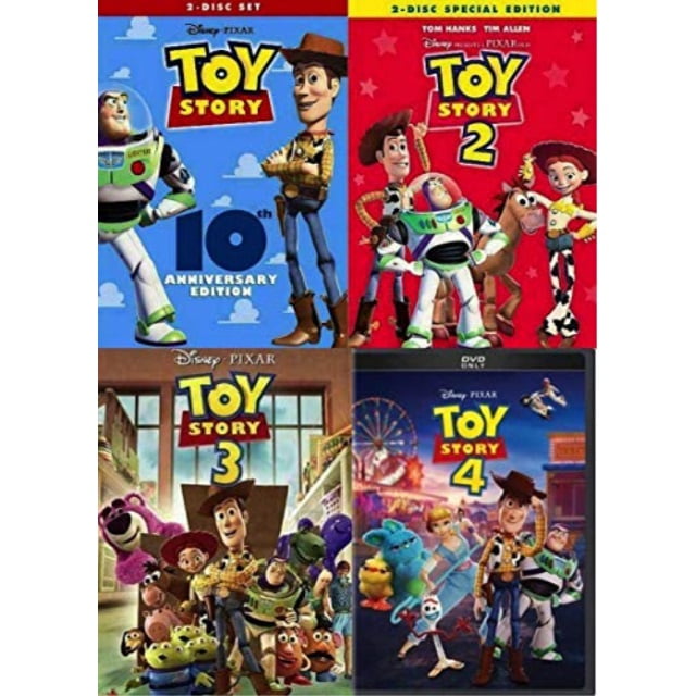 toy story 1-4 complete collection dvd - Walmart.com