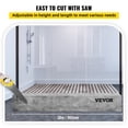 VEVOR Shower Curb, 38" x 4" x 6", Cuttable Waterproof XPS Foam Curb ...