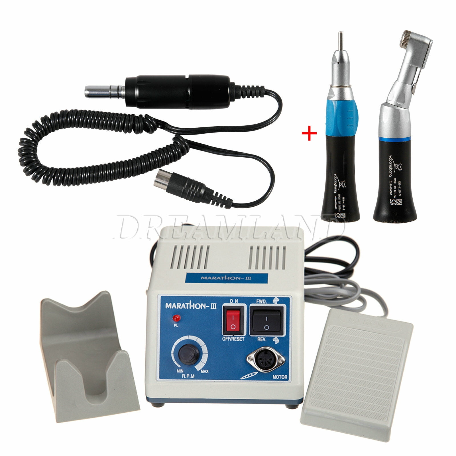 Dental Lab Micromotor Polisher Polishing 35K RPM Marathon N3/Contra ...