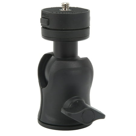 Ball Head Camera Mount, U Shaped Grooved Rubber Pad Tripod Ball Head 1 ...