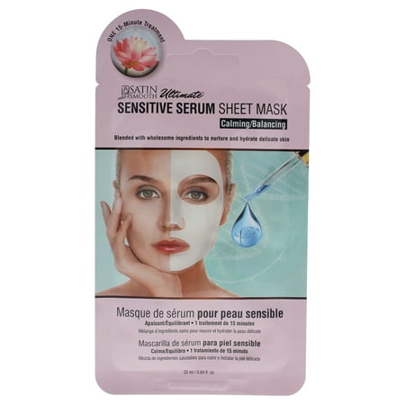 Sensitive Serum Sheet Mask by Satin Smooth for Unisex - 0.84 oz Mask ...