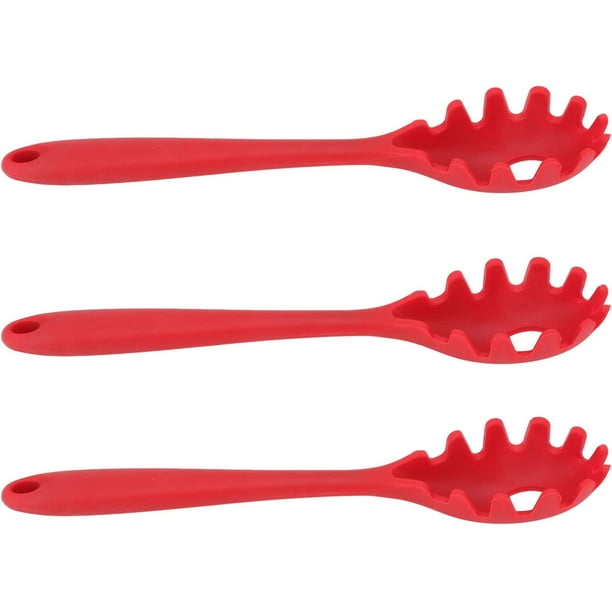 3 Sil Spaghetti Spoon All in Food Grade Heat Sil Spaghetti Noodles ...