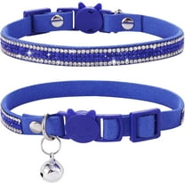 Breakaway Cat Collars, Kitten Collar with Bell,Adjustable Rhinestone ...
