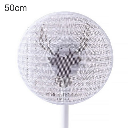 Kid Hand Safety Fan Cover with Band Washable Cartoon Pattern Dust Cover ...